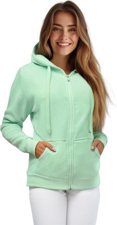 OZONEE Damen Kapuzenpullover Sweatjacke Sweatshirt Farbvarianten Kapuzenjacke Kapuzenpulli Langarm Kapuze Hoodie Sport Style Casual Fitness Basic Training 77