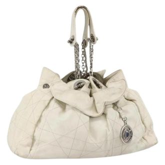 Dior Sac bandouli&egrave;re vintage Pre-owned - Femme - Pre-owned - Blanc - Taille: ONE Size