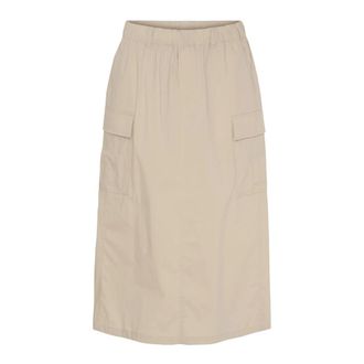Notyz Notyz, Femme, Jupes, Beige, Taille: 40 FR Jupe midi cargo
