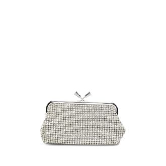 Anya Hindmarch Crystal-embellished Tassel-clasp Clutch Bag