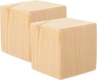 BESPORTBLE Garneck Bettf&uuml;&szlig;e Erh&ouml;hung 2 St&uuml;ck Holz 5X5X5Cm M&ouml;belheber f&uuml;r Tische und Sofas mit Stabiler Konstruktion und Werkzeugfreier Montage f&uuml;r Schlafzimmer u