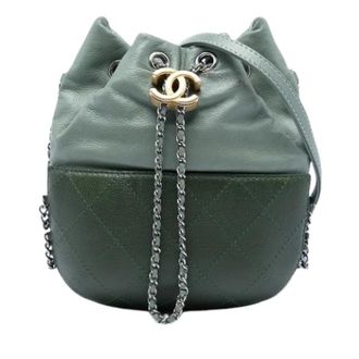 Chanel Pre-owned Gabrielle Bucket Bag - - Pre-owned - Damen - Gr&uuml;n - ONE SIZE