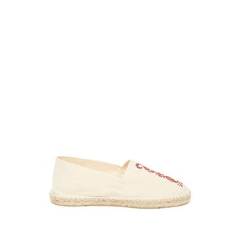 Ines De La Fressange Femme, Chaussures, Beige, Taille: 40 EU Auriane espadrilles brodées écru