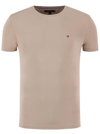 Tommy Hilfiger T-Shirt Strech MW0MW10800 Braun Slim Fit