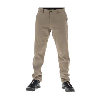 Lyle & Scott Homme, Pantalons, Beige, Taille: W33 Pantalon en m&eacute;lange de coton avec poches et fermeture &eacute;clair