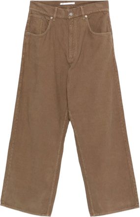 Sunflower jean en velours côtelé à coupe ample - Marron