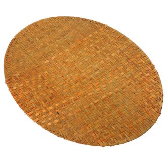 DOITOOL Handgewebtes Rundes Platzset Hitzebeständig Dekorativ Tischset für Esszimmer Küche Wohnzimmer Vielseitig Verwendbar