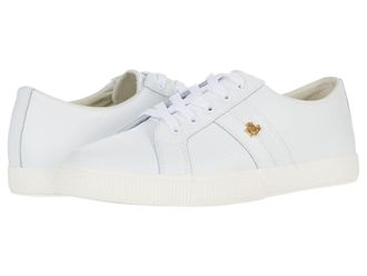Lauren Ralph Lauren Janson II Action Leather Sneaker, Rl Weiß, 43 EU