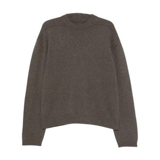 Rick Owens Polvere Kaschmir Pullover - - Knitwear - Herren - Braun - L