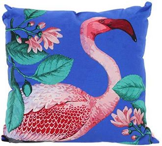 Excelsa Rhapsody Dekokissen, Baumwolle und Wanne, Mehrfarbig, 45 x 45 cm