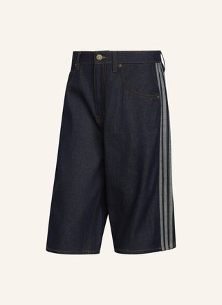 adidas Originals Adidas Originals Firebird Adicolor Jorts, Mittelhoher Bund, Gerades Bein blau