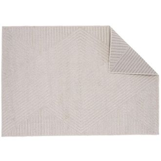 ebuy24 Aron Teppich 160x230 cm wei&szlig;