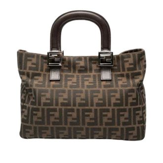 Fendi Pre-owned Canvas Tote - Femme - Pre-owned - Brun - Taille: ONE Size