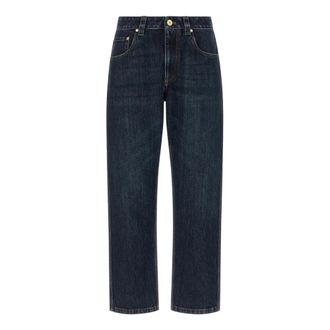 Brunello Cucinelli Gerades Jeans - - Jeans - Damen - Blau - L
