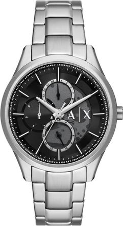 A|X Armani Exchange Multifunction - Armbanduhr aus Edelstahl in Silber