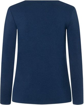 More & More T-Shirt zeitloses Allround-Basic-Langarmshirt