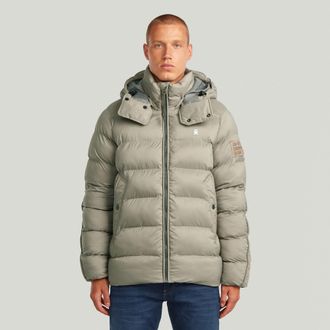 G-Star G-Whistler Padded Hooded Jacke - Beige - Herren