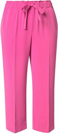 Ulla Popken Schlupfhose 7/8-Hose B&uuml;gelfalten Elastikbund