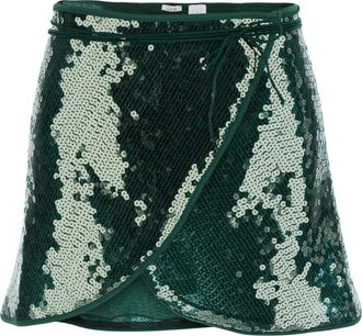 Os&eacute;ree Femme, Jupes, Vert, Taille: 42 FR Marylin Skirt