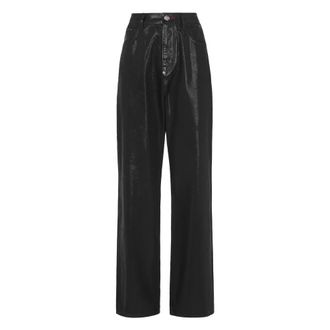 Philipp Plein Denim Hosen Loose Fit Iconic - - Jeans - Damen - Schwarzk - W27