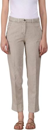 Mason's Femme, Pantalons, Gris, Taille: 40 FR Pantalon Chino Carotte New York