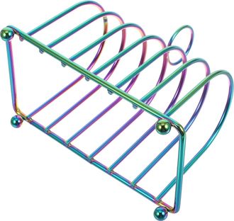 BESPORTBLE Edelstahl Toastst&auml;nder und Brotrack f&uuml;r Tischplatte Multifunktional als Brot Buchhalter Platzsparend Modernes Design f&uuml;r K&uuml;che und B&uuml;ro Vielseitig f&uuml;r