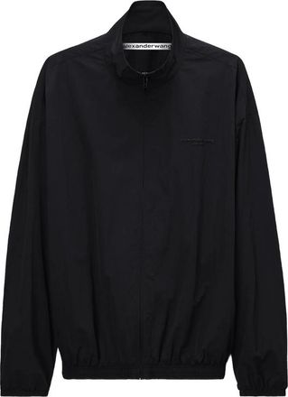 Alexander Wang Logo-embroidered Zip-up Jacket