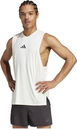 adidas Mens Designed-for-Training Intensity Tanktop Chalk White XL