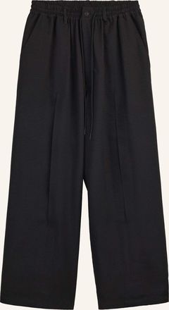 Yohji Yamamoto Y-3 Sport Uniform Box Hose Mit Falten schwarz