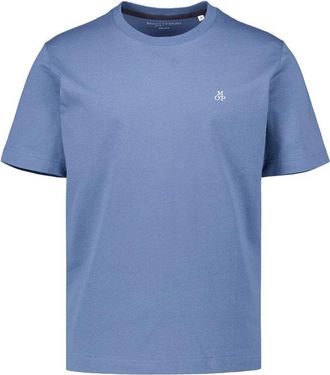 Marc O'Polo Herren T-Shirt blau Baumwolle