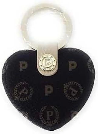 Pollini Femme, Accessoires, Noir, Taille: ONE Size Portachiavi Cuore Heritage Logo Classic