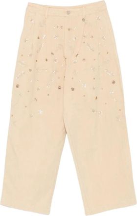 Liu Jo Femme, Pantalons, Beige, Taille: 40 FR Liu Jo Pantalons