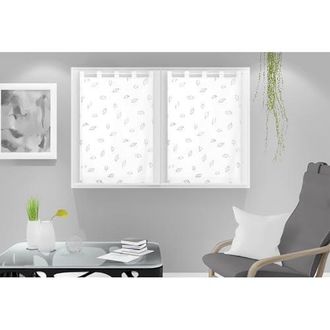 Soleil d'Ocre Laurene Bise-Bise, Polyester, Wei&szlig;, 60 x 90 cm