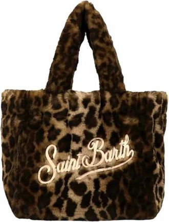 MC2 Saint Barth Femme, Sacs, Brun, Taille: ONE Size Vanity Mini Soft Fur