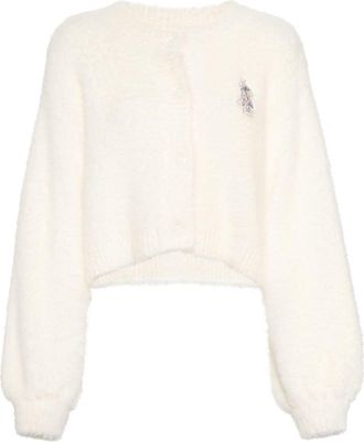 Musium Div. Bestickter Cardigan - Nude