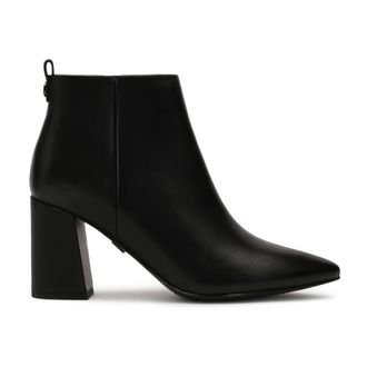 Kazar Schwarze Stiefel mit bequemem Pfennigabsatz - - Shoes - Damen - Schwarzk - 41 EU
