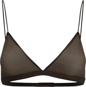 Calvin Klein Ruby Triangle Bra - - Underwear - Damen - Braun - S