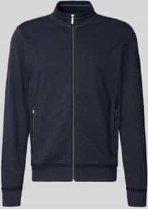 Bugatti Sweatjacke mit Stehkragen