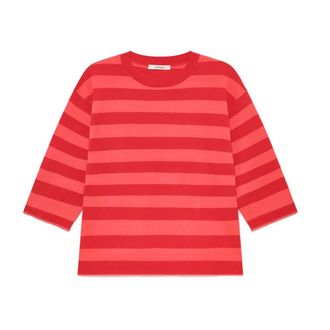 Maliparmi Maliparmi, Femme, Pulls, Rouge, Taille: 36 FR Pull Col Rond Couleurs du Monde