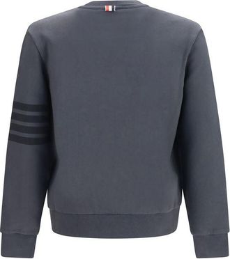 Thom Browne 4-Bar Crewneck Sweatshirt - Gray