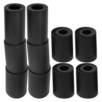 Aboofan 6 St&uuml;ck Hydraulikzylinderh&uuml;lsen f&uuml;r B&uuml;rost&uuml;hle rutschfeste Gasdruckfeder Abdeckungen Schwarz Staubschutz und Langlebiges Zubeh&ouml;r f&uuml;r B&uuml;roarbeitsst&uuml;hle