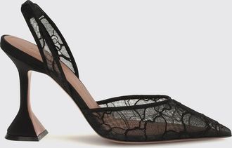 Amina Muaddi Sandalen Mit Absatz Damen Farbe Schwarz