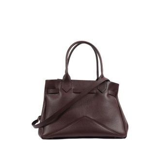 Ballantyne Calf Leather with Buckle Detail Tote Bag - Brown