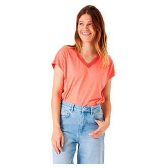 Garcia Garcia Damen Short Sleeve T-Shirt, Emberglow, S