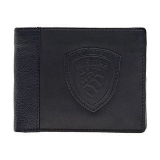 Blauer Schwarzes Lederkartenetui Herren - - Accessories - Herren - Schwarzk - ONE SIZE