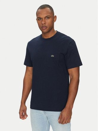 Lacoste T-Shirt TH2827 Dunkelblau Regular Fit