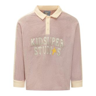 KidSuper Studios Homme, Vestes, Rose, Taille: S Terrycloth Stars