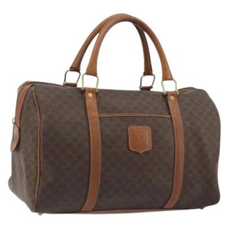 Celine Pre-owned Vintage Boston Bag - Femme - Pre-owned - Brun - Taille: ONE Size