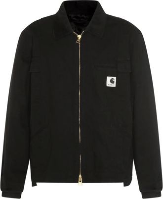 Carhartt Work in Progress zip-up logo-patch jacket - Noir