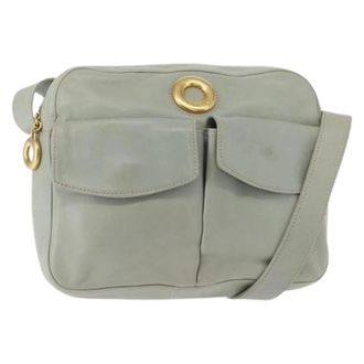 Celine Sac bandouli&egrave;re en cuir Pre-owned - Femme - Pre-owned - Vert - Taille: ONE Size